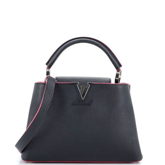 Louis Vuitton | Bags | Louis Vuitton Capucines Bag Leather Bb Blue ...